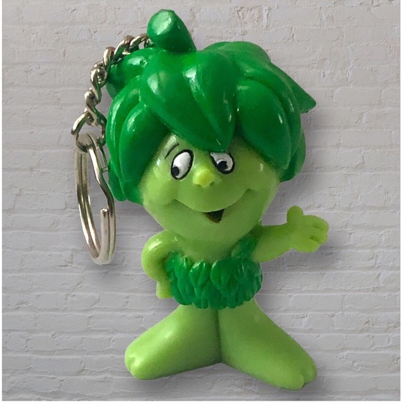 Vintage | Accessories | Vintage Sprout Green Giant Keychain Pillsbury ...